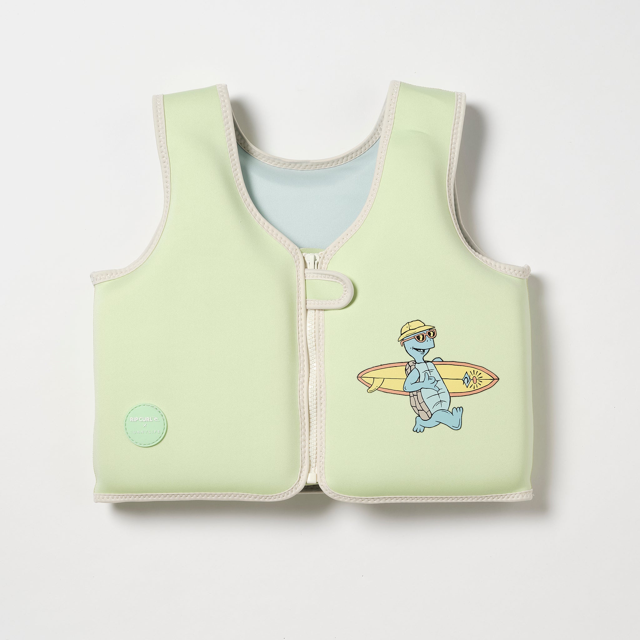 Kids Swim Vest 3-6 | Shred Turtle Aqua – SUNNYLiFE US