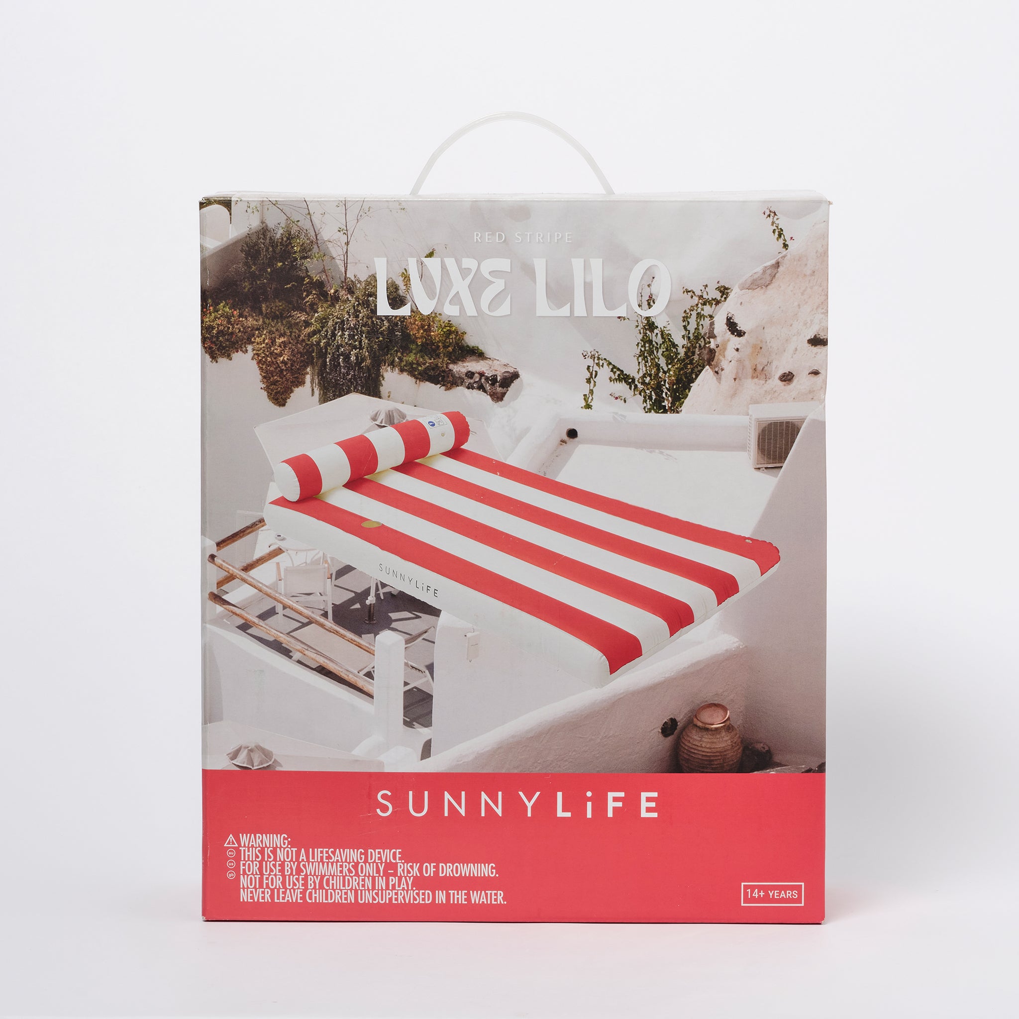 Luxe Lilo | Red Stripe – SUNNYLiFE US