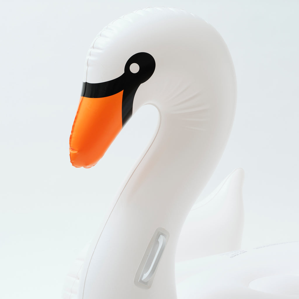 Original Luxe Ride-On Float Swan | The Resort White on White ...