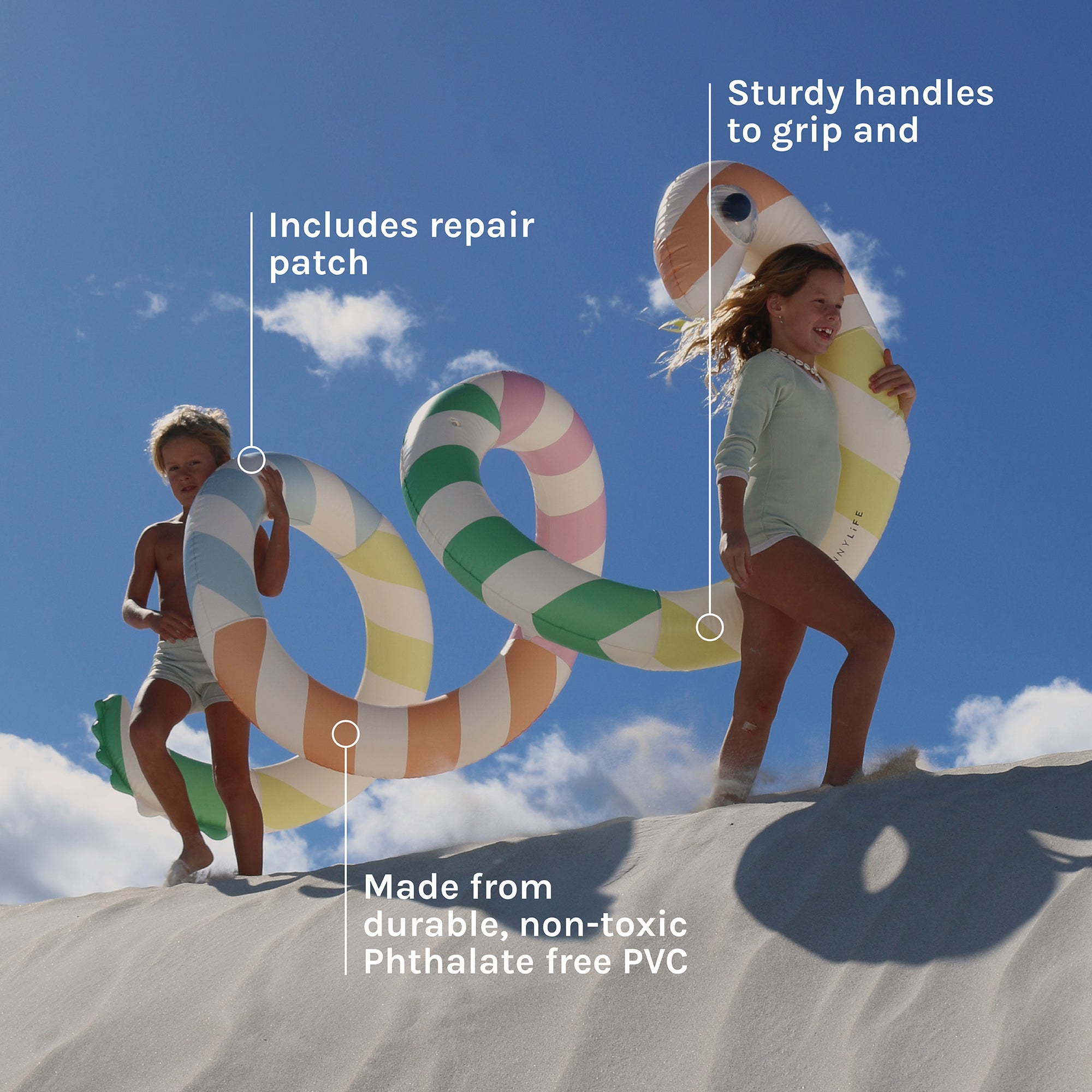 Giant Inflatable Noodle - Poolside