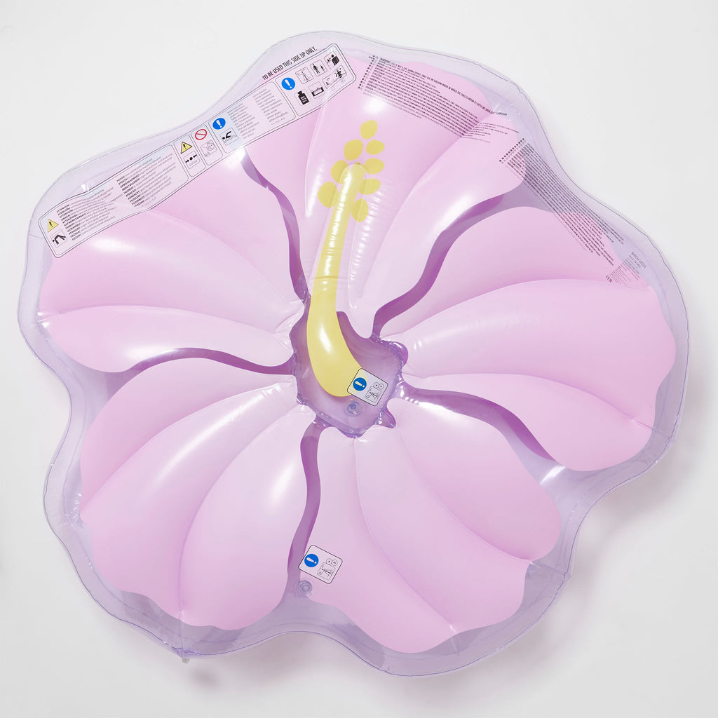Luxe Lie-On Float | Hibiscus Pastel Lilac – SUNNYLiFE US