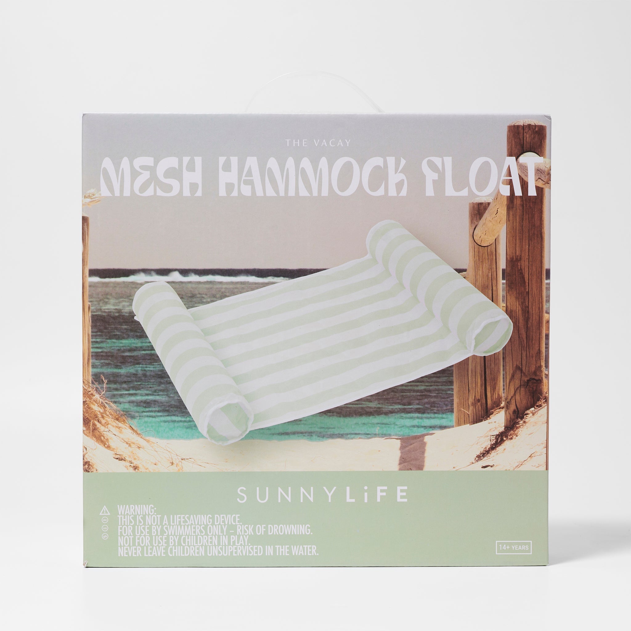 Mesh Hammock Float | The Vacay Soft Olive – SUNNYLiFE US